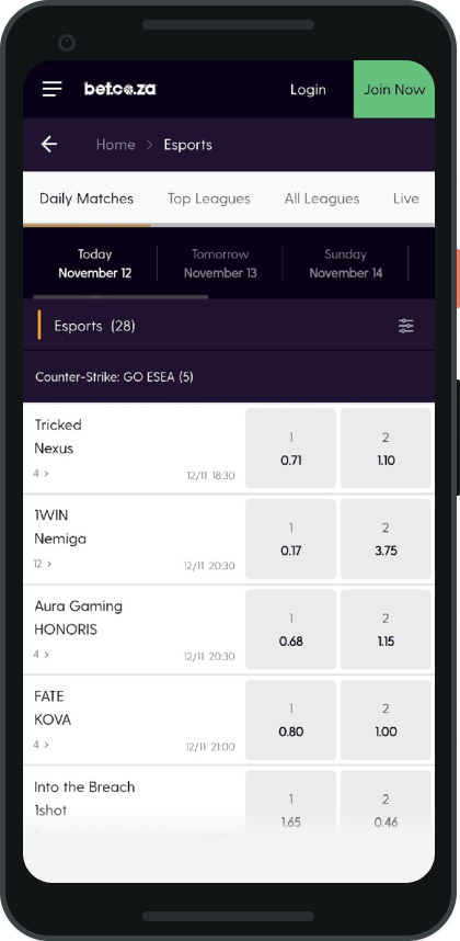 Bet.co.za Sports Bettin